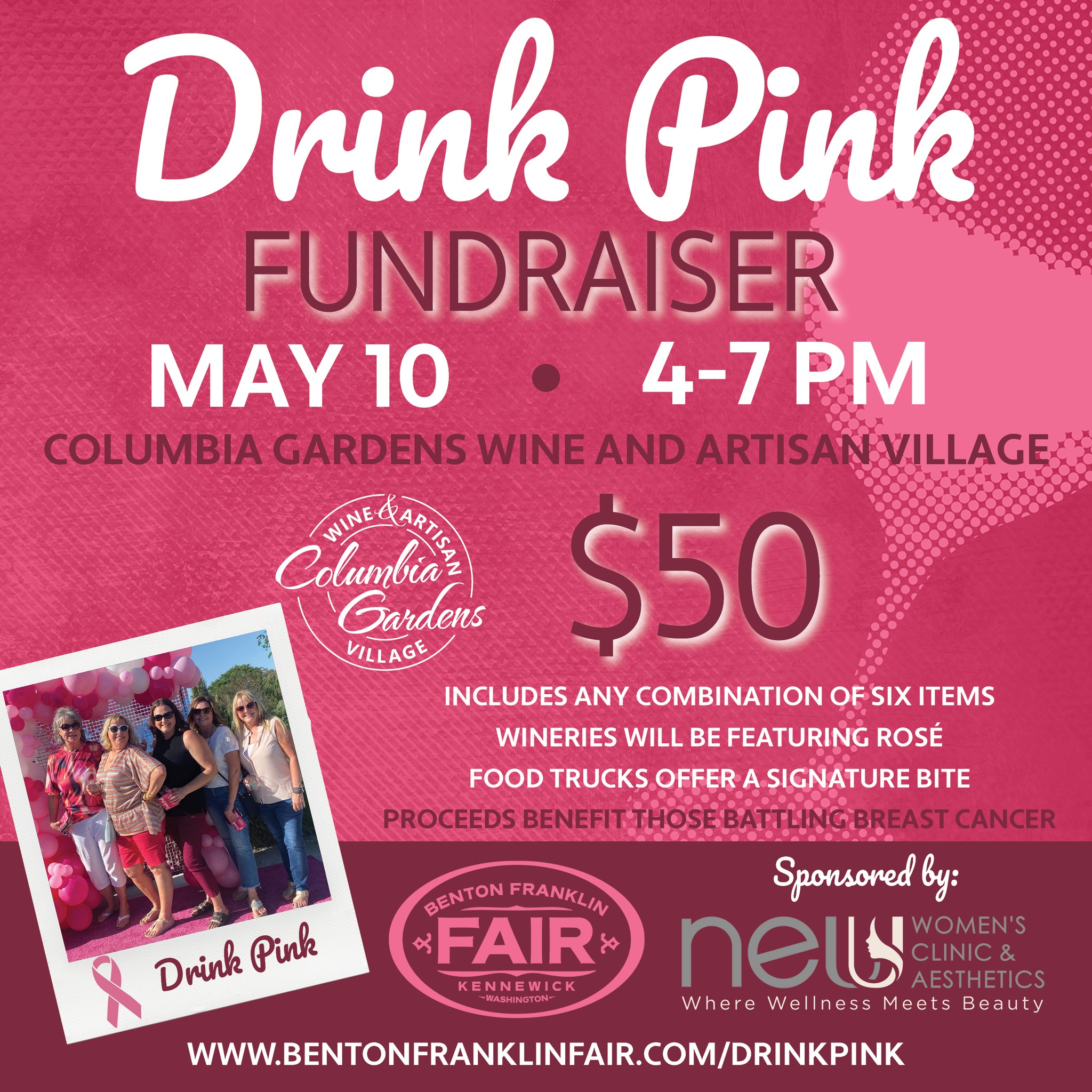 Drink Pink Fundraiser - Port of Kennewick