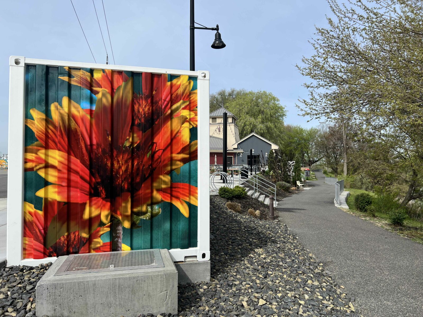 Mural Art Beautifies Shipping Container at Columbia Gardens - Port of ...